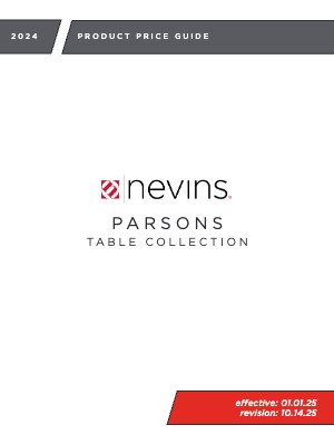 Parsons/Liv Price Guide | 1-800-231-2744