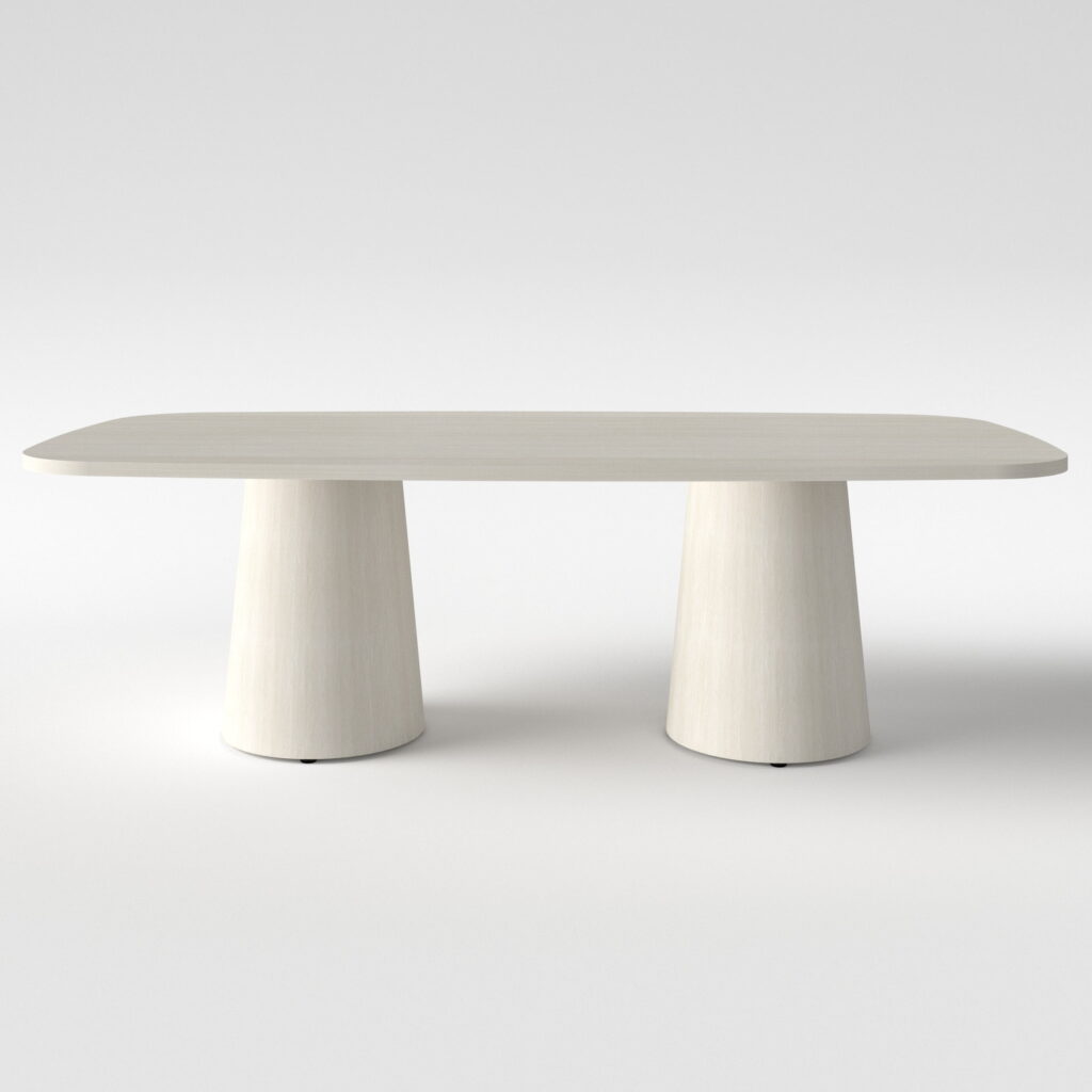 Connor Table Enhances Workspaces with Cone Designs