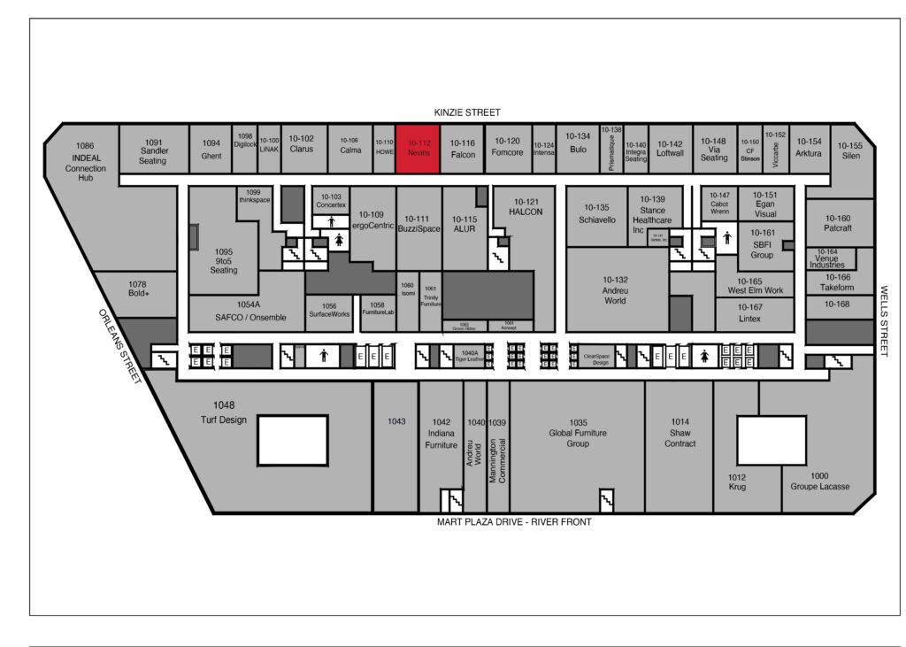 Nevins NeoCon Showroom at The Mart in Chicago